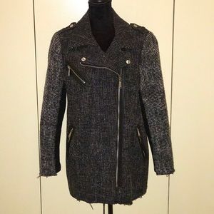 BCBGeneration | Jackets & Coats | Bcbgeneration Tweed Moto Coat | Poshmark